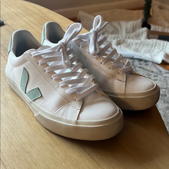 Veja | Shoes | Vejas Sneakers White And Matcha Color | Poshmark